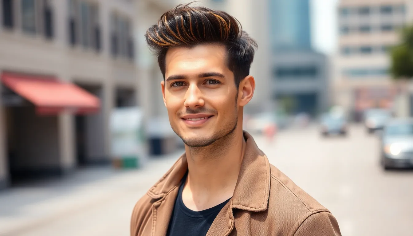 Men's Highlights for Dark Hair: Transform Your Style with These Eye ...